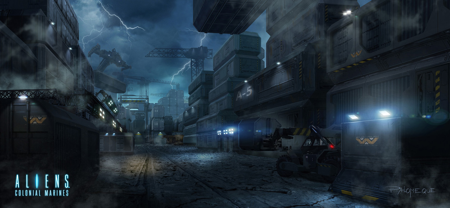 Pew Pew Planet: Concept Art: Aliens colonial marines
