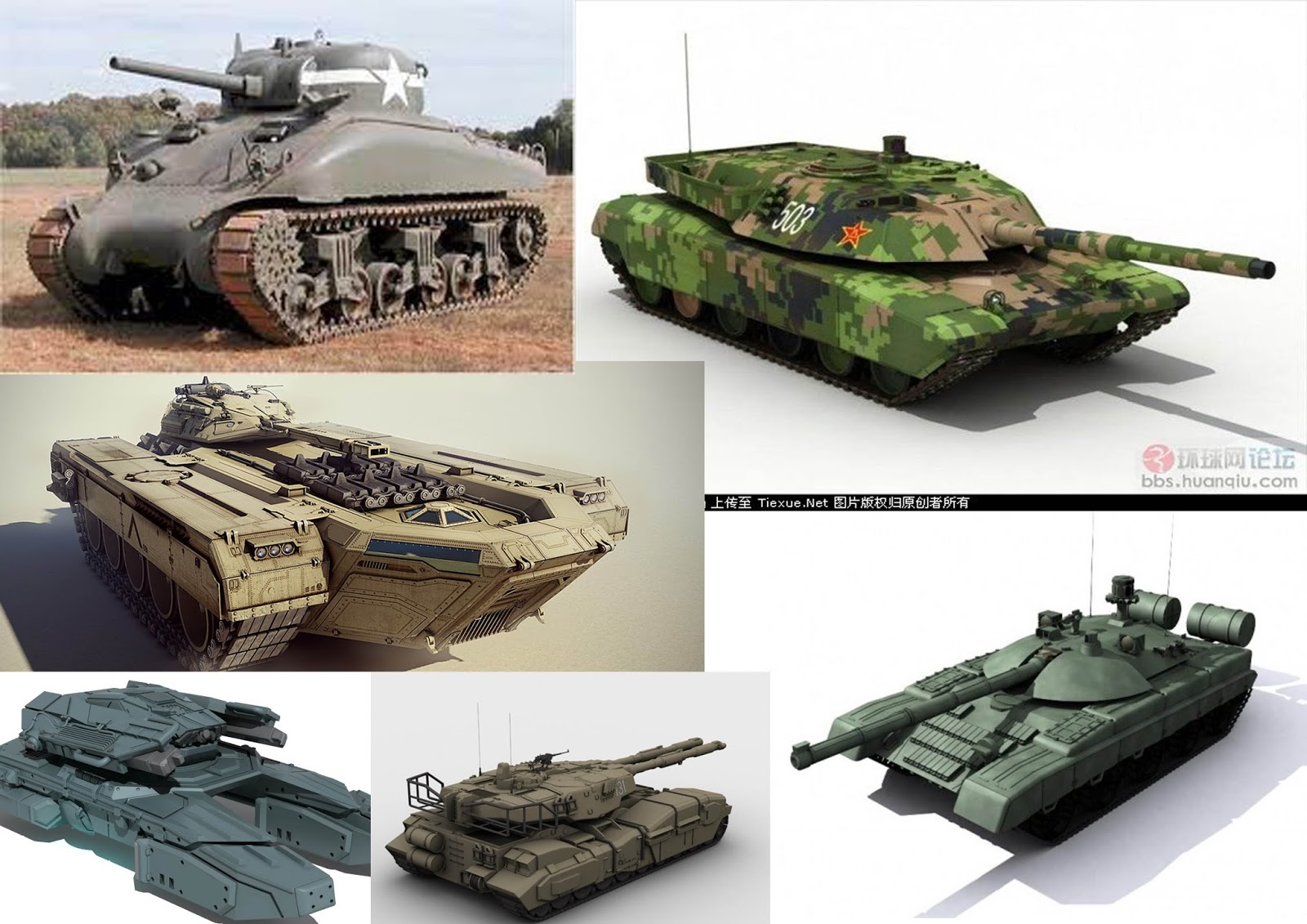 Games art: Perspective and lighting: Tank