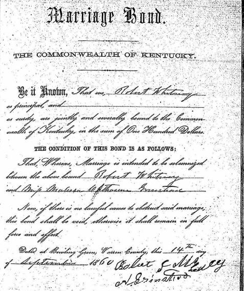 Frequent Traveler Ancestry: New finds from Kentucky Marriage Records