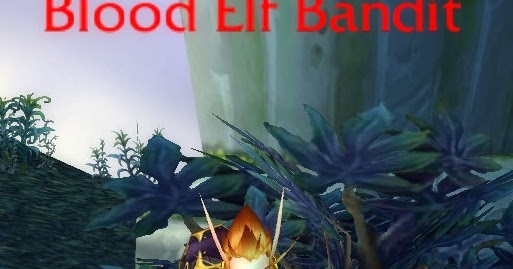 WoW Rare Spawns: Blood Elf Bandit and the Blood Elf Bandit Mask
