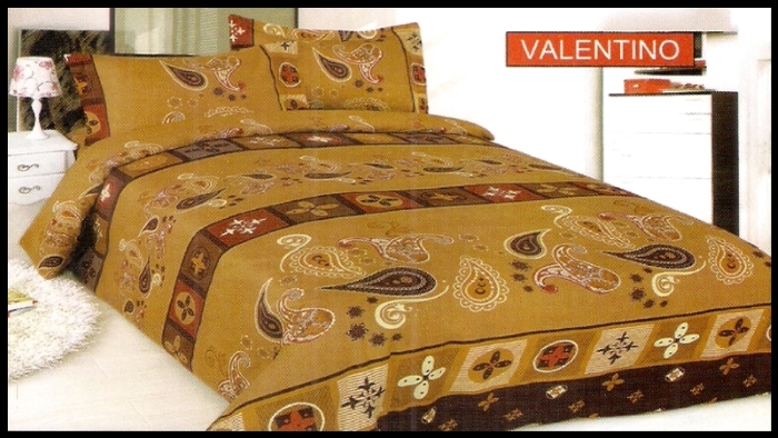 Toko Sprei Bedcover Bonita Disperse Motif Batik - Toko Sprei Tangerang