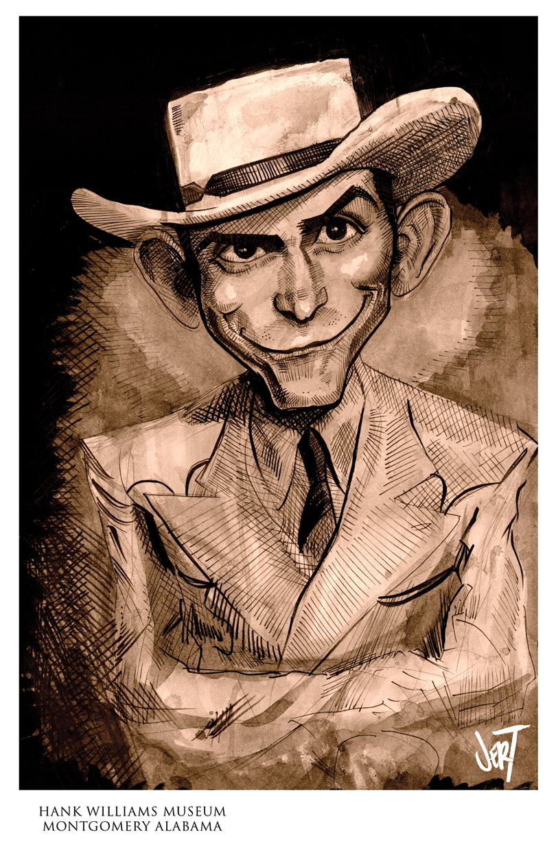 JERT: Hank Williams print