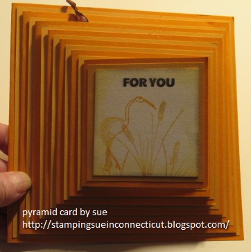 Stamping Sue: Pyramid cards with video