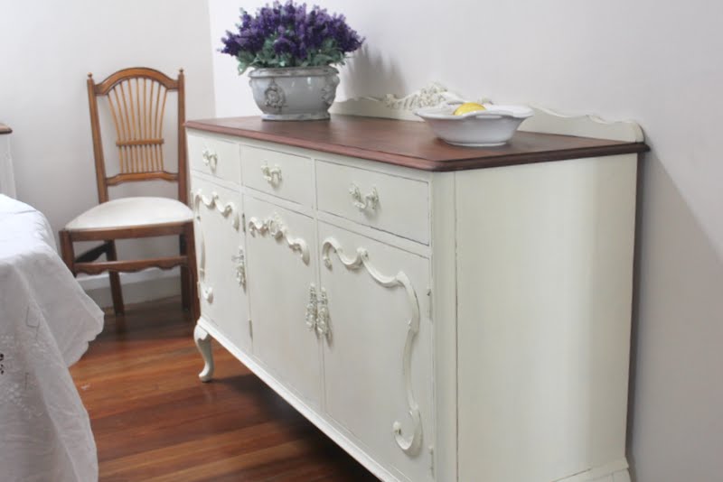 Lilyfield Life: French Provincial Sideboard in Annie Sloan Old White