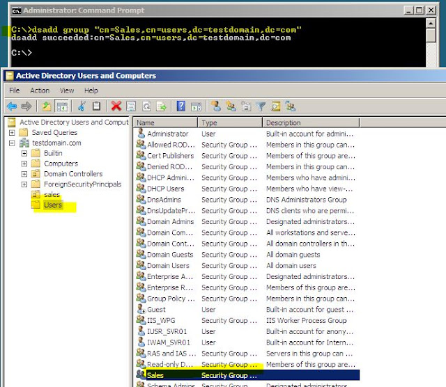 Tech Blog: What are the DS Commands ? How it works in Active directory.