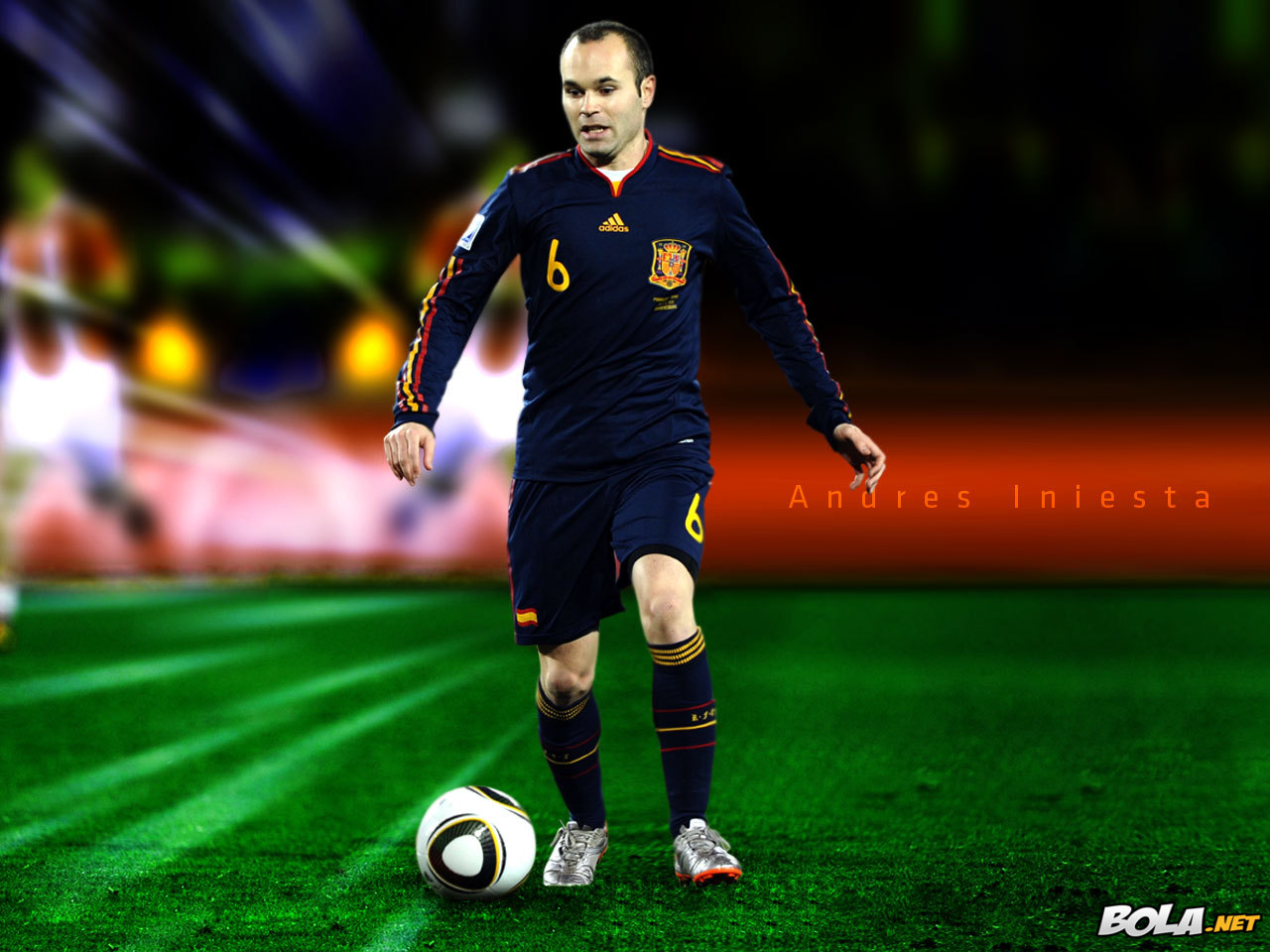 soccer: Andres iniesta barcelona