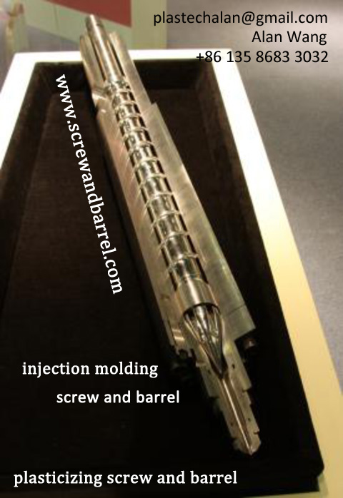 Bole injection screws, barrels, cylinders, screw tips and other front ...