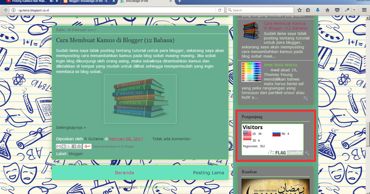 Cara Membuat View Counter Pengunjung dengan HTML/JavaScript