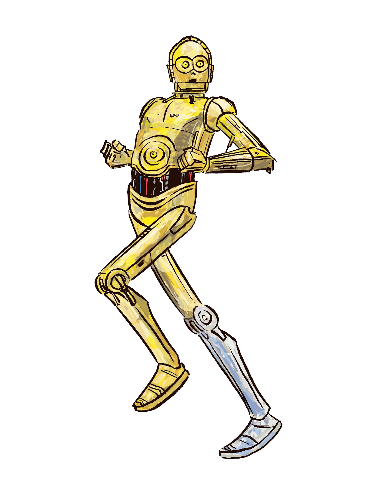 EXPERIMENT: Alternate Color on C-3PO