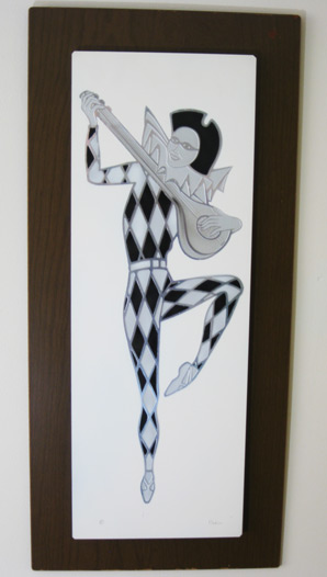 Gotcha Modern!: Pair of 1960s Jumping Jesters Wall Plaques