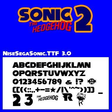 The Code: Gotta Go Font: Fan Site Makes Sega Inpired Fonts