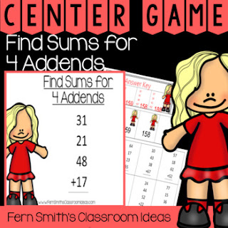 Find Sums for 3 Addends and Find Sums for 4 Addends Second Grade Bundle ...