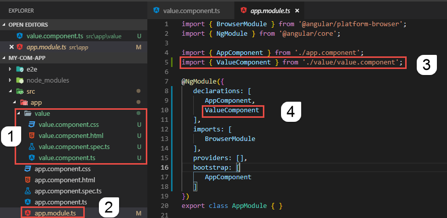 Angular Tạo Mới Một Component