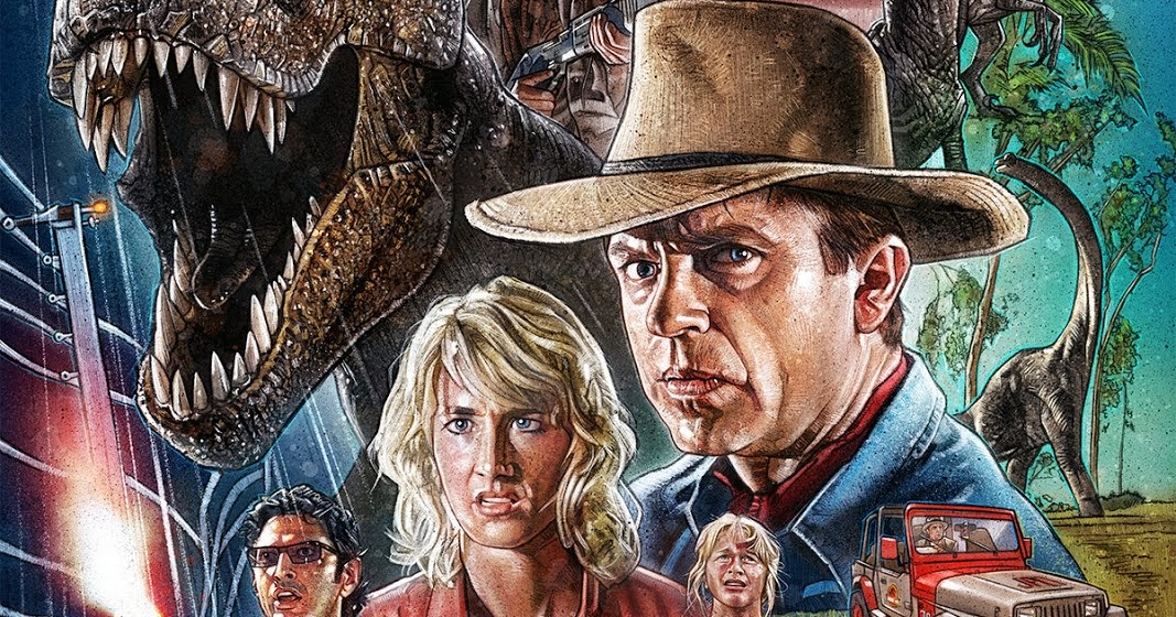 The Geeky Nerfherder: #ArtOfTheDay: 'Jurassic Park' by Kyle Lambert