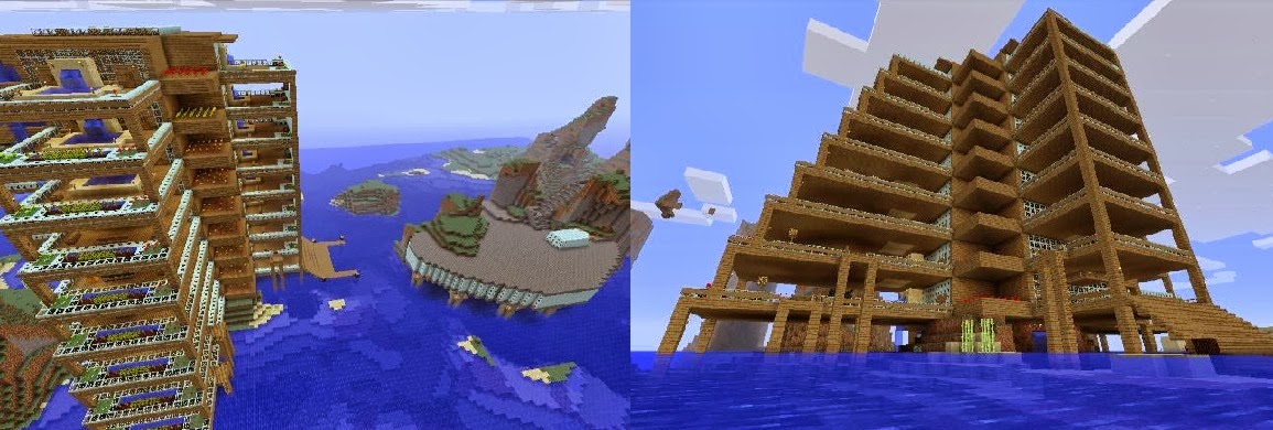 Cool Minecraft Creations: Island Beach Condos