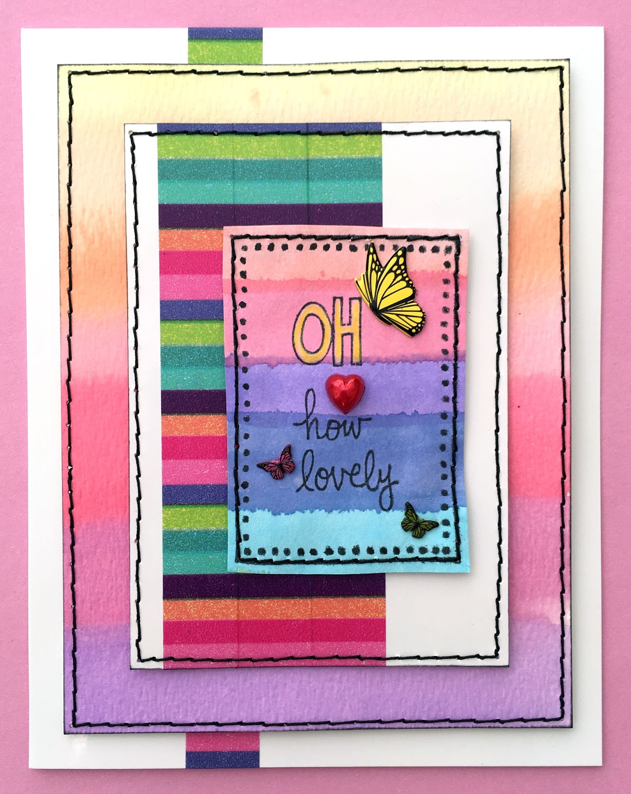 ...all the GOOD blog names were taken...: double rainbow! (...of cards...)