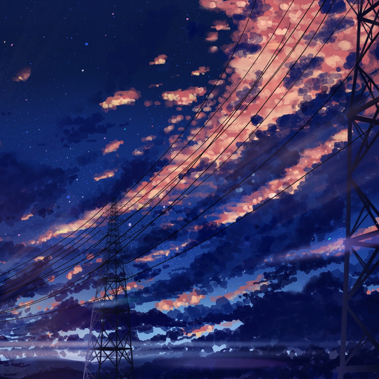 Sky, Clouds, Sunrise, Scenery, Anime, 8K, #142 Wallpaper PC Desktop