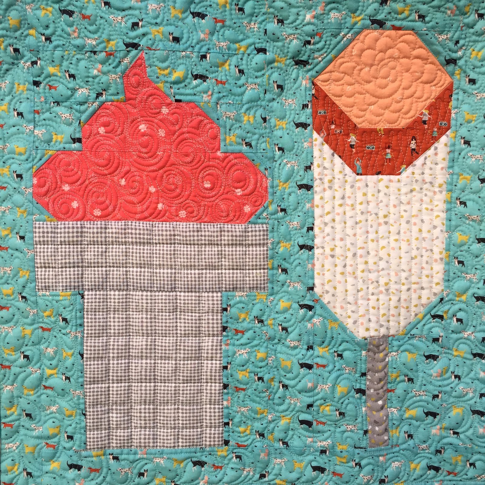 Quilting Mod : Perfect Treats Quilt Along: Push Pop Block