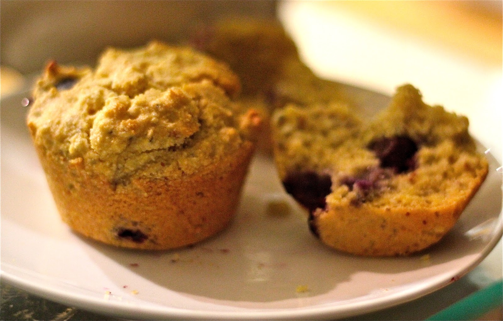 picnic bakery: Gluten-Free Blueberry Corn Muffins