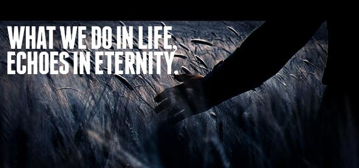David Lamb Ministries: WHAT WE DO IN LIFE, ECHOES IN ETERNITY ... OR NOT.
