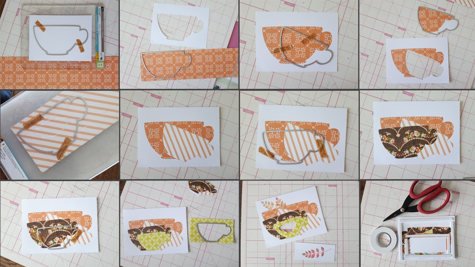 Escape to Stamping: Fall Coffee Lovers Bloghop with Nesting Tea Cup