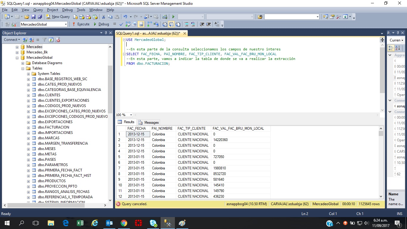 Finanzas, excel, vba, sql y algo más...: TSQL - Seleccionar solamente ...