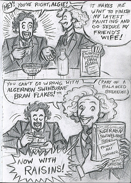 Pre-Raphernalia: Algernon Swinburne Bran Flakes