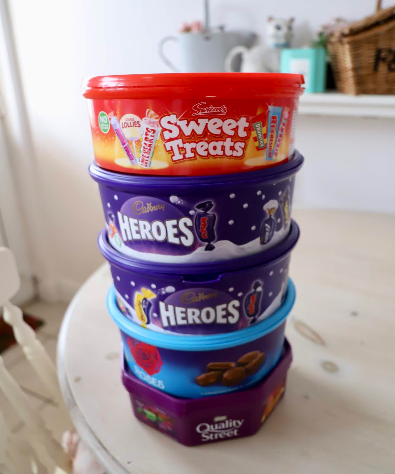 How to recycle plastic sweet tins into gift boxes - Dainty Dress Diaries
