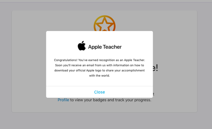 Innovación Teconológica en Educación: Apple Teacher Certificate