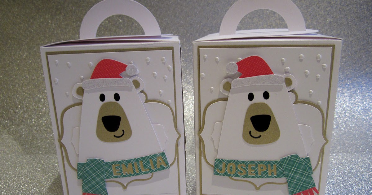 Crafting Quine: Polar Bear Gift Boxes