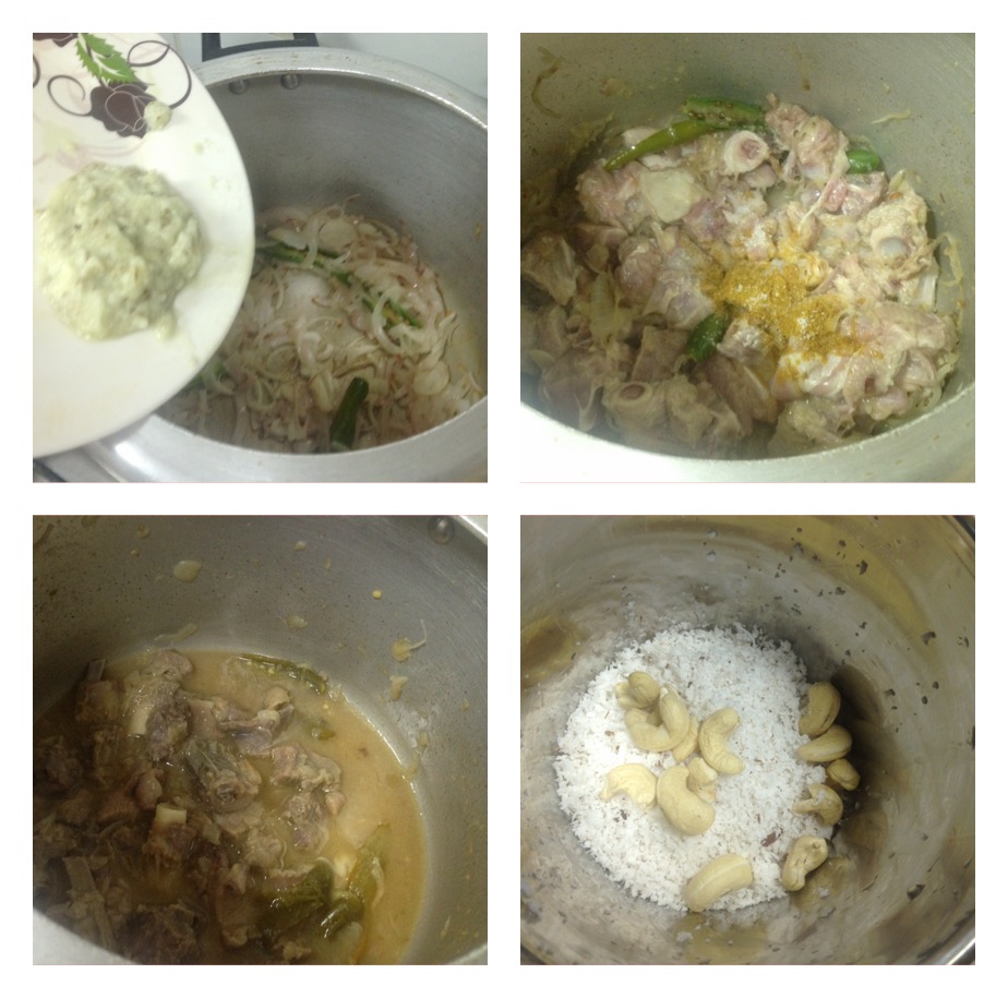 MUTTON RECIPES - MUTTON KORMA / WHITE KORMA