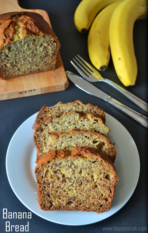 Banana Bread Recipe | Homemade Banana Bread | Moist Banana Bread ...