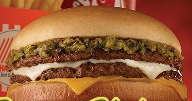 What You Really Get: Whataburger - Green Chile Double Burger