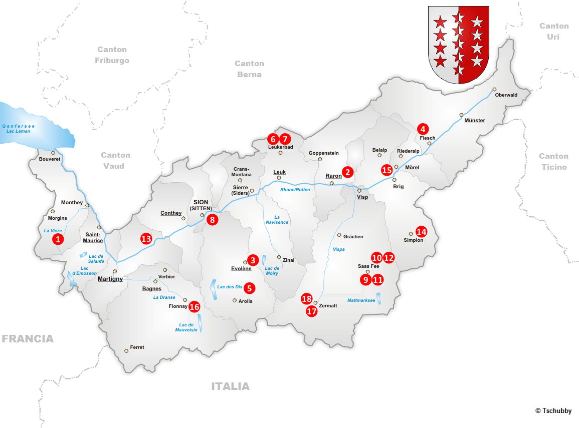 Vías ferratas de Suiza