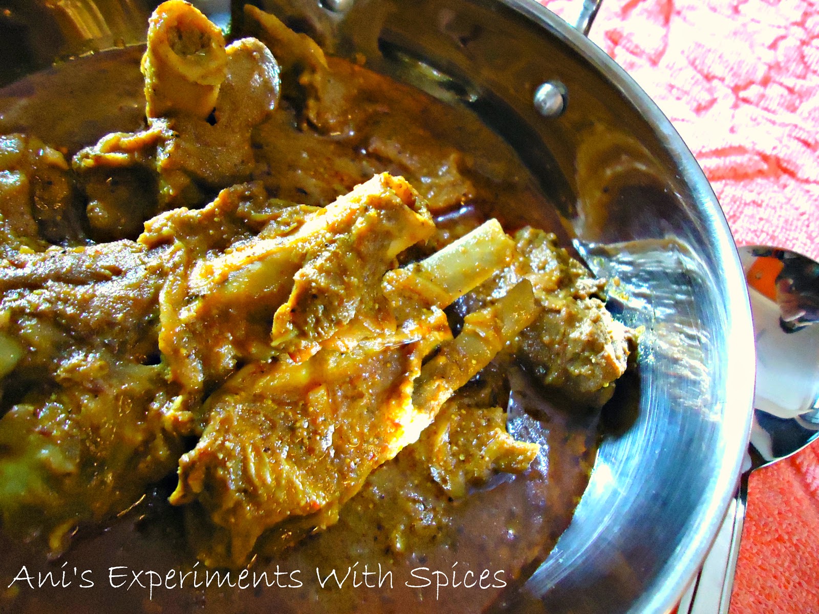Ani's Experiments With Spices: Kolhapuri Mutton/ Tambada Rassa ~ a ...