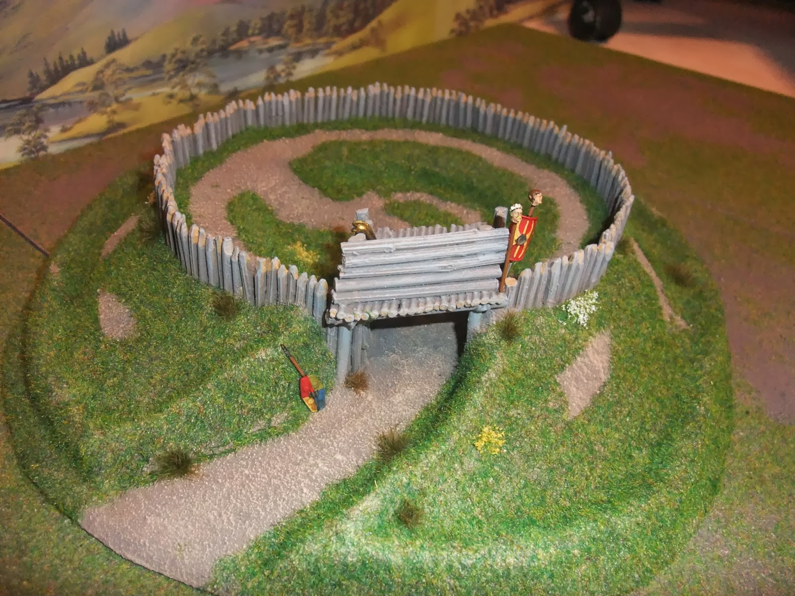 Kevs wargames Cabin: My new Mini Hillfort for "Hail Caesar"