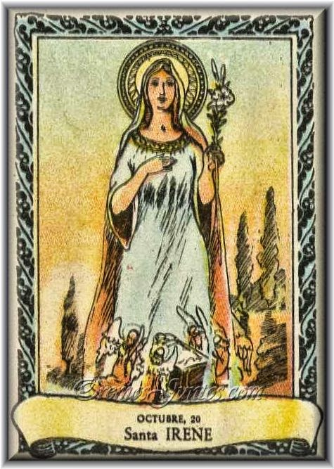 Vidas Santas: Santa Irene de Tancor, Religiosa