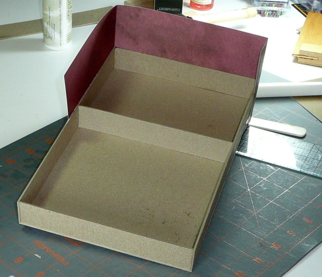 Lift Bridge Cards and Crafts: How to make a tray to organize your supplies