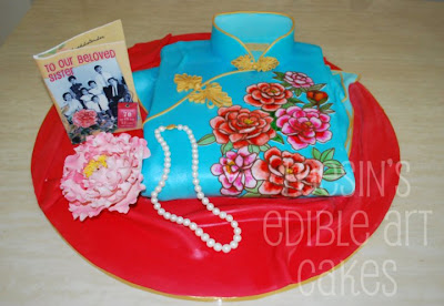 Penang Wedding Cakes by Leesin: Cheongsam Cake