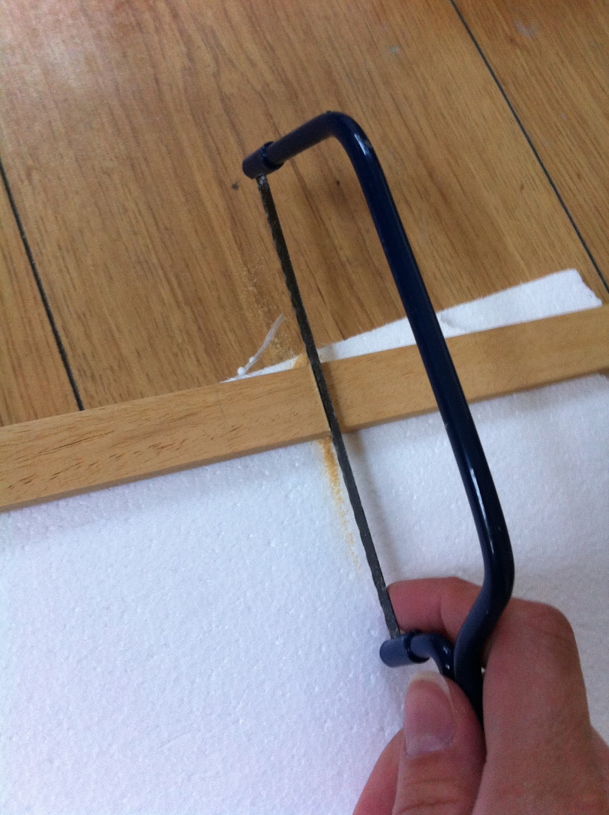 Nikki In The Cottage: How to make a DIY Poster Hanger