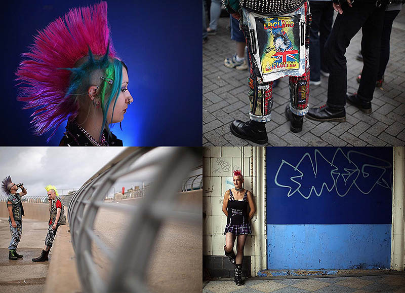 Pictures Media: Punk Festival in Blackpool English town