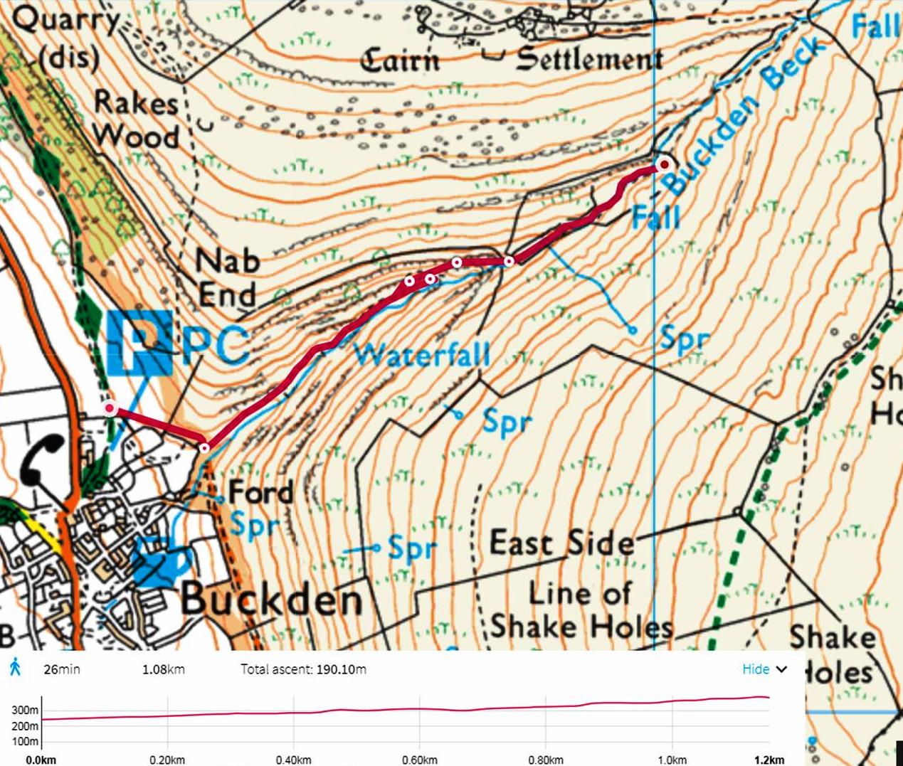 Yorkshire Waterfalls: Buckden Gill