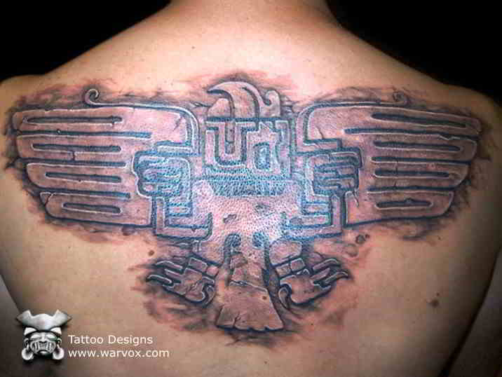 Azteca Tattoo Colibri Azteca Tatuaje | TatouagesWeb