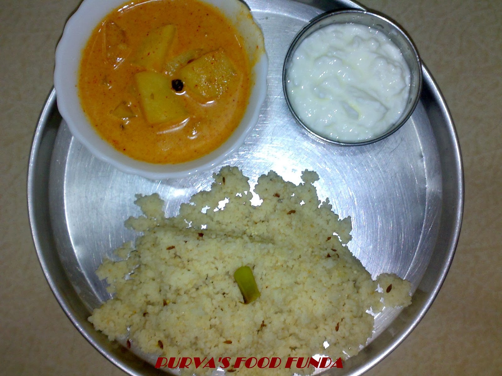Food Funda: Varicha Bhat (Spicy Samo Rice) & Shengdaanyachi Aamti ...