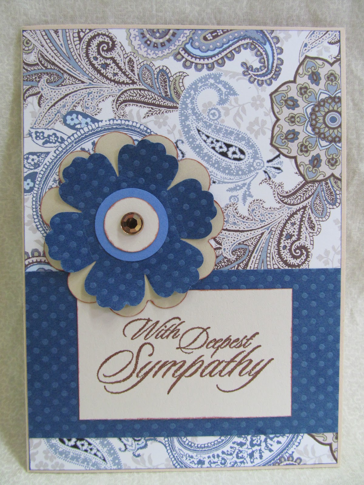 Savvy Handmade Cards: With Deepest Sympathy Card