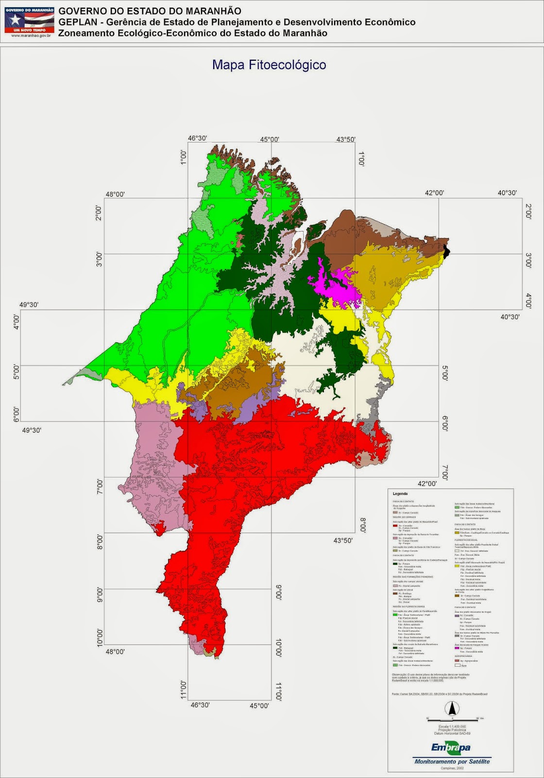 Geografia: Mapas Temáticos do Maranhão