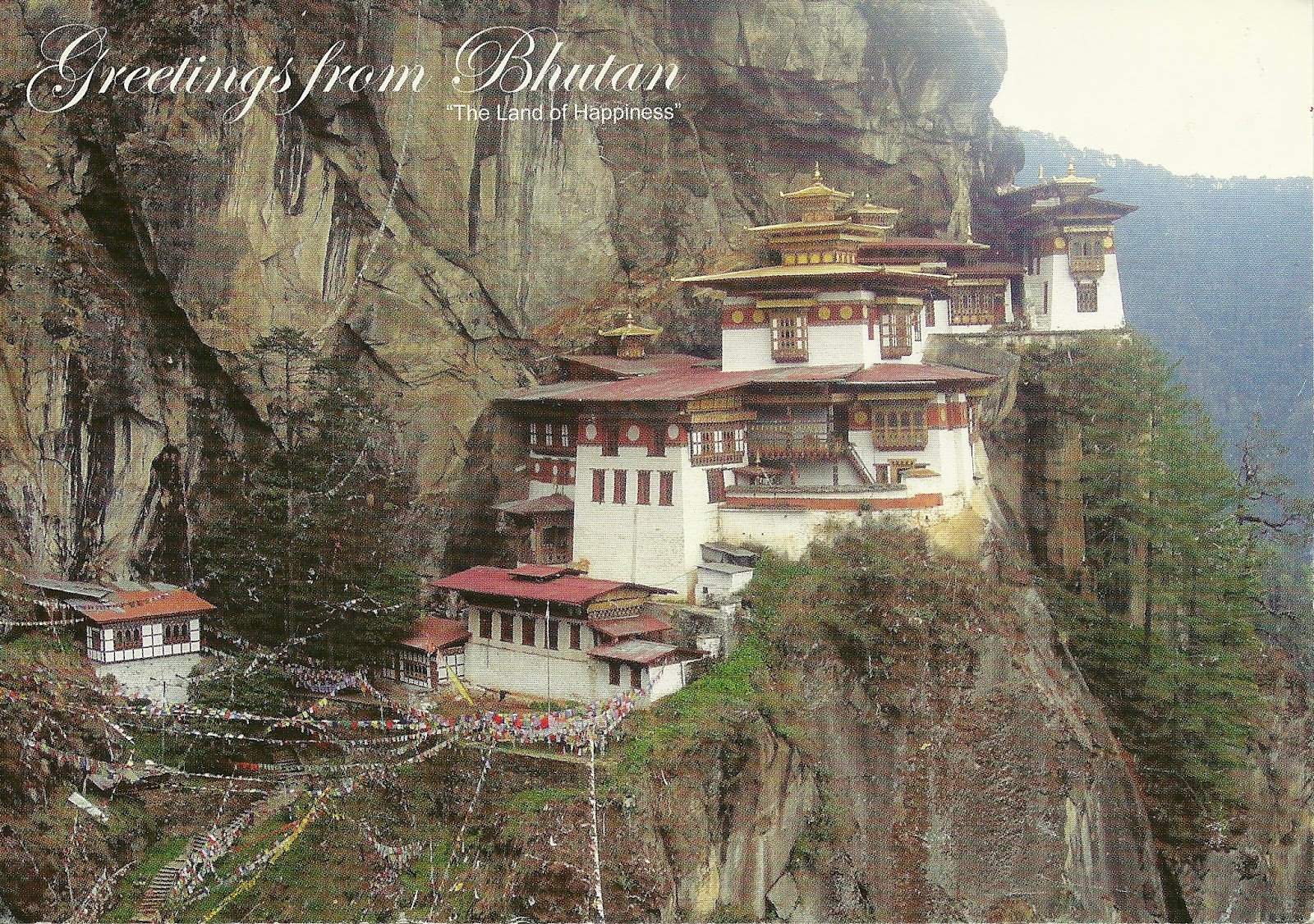 Postcards A world Travelogue: Bhutan