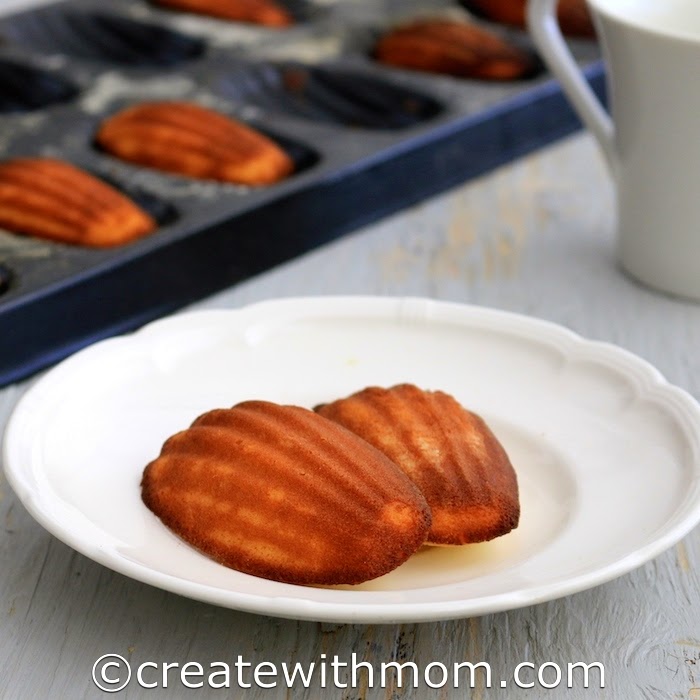 Create With Mom: Easy to make delicious Madeleines
