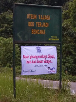 7 Rambu Peringatan Unik dan Lucu di Aceh, Bikin Gak Bisa Nahan Tawa ...