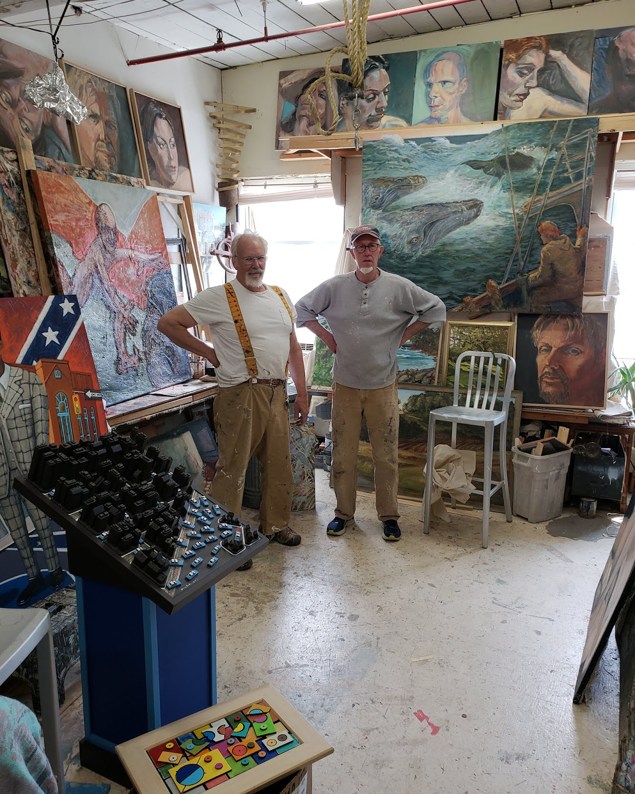 David J Magdalenski's Paintings: Artists - Eric Andersen And Stephen Martin